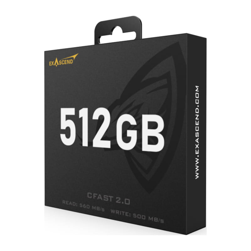 Exascend (エクサセンド) EXSC3X512GB [ARCHON & EXASCEND CFAST 2.0 CARD (512GB ...
