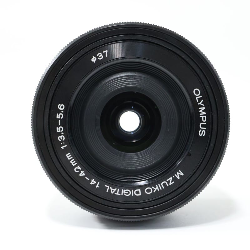 OLYMPUS／OM SYSTEM M.ZUIKO DIGITAL ED 14-42mm F3.5-5.6 EZ ブラック 中古 C2120126745284｜中古通販フジヤカメラ