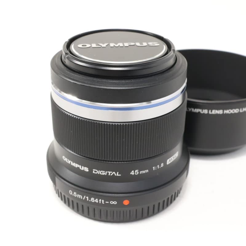 OLYMPUS／OM SYSTEM M.ZUIKO DIGITAL 45mm F1.8 ブラック 中古 C2120170824546｜中古通販フジヤカメラ